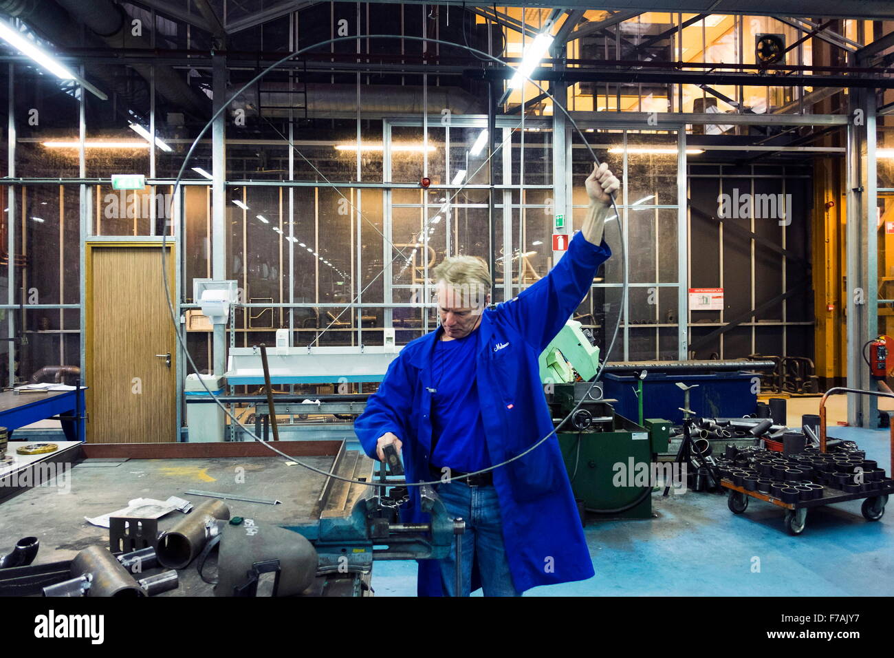 Nov 19, 2015 - Rotterdam, Netherlands - A teacher is preparing an ...