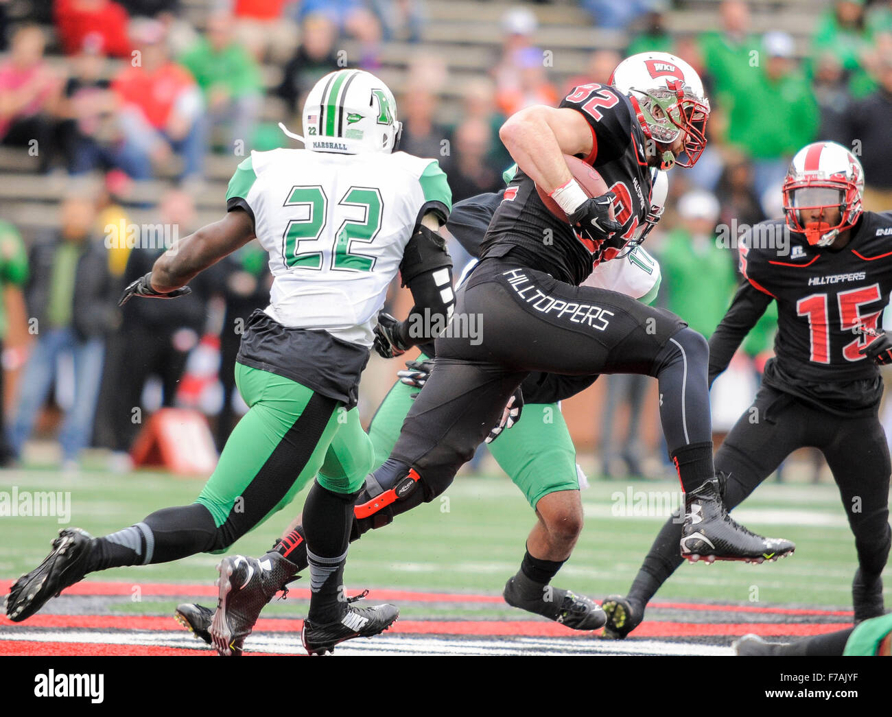 November 27 2015 Western Kentucky Hilltoppers tight end Tyler Higbee ...