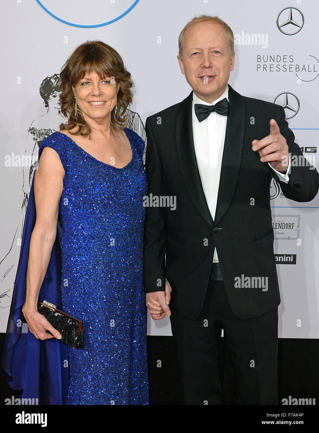 Tom Buhrow, intendant of German public broadcaster WDR, and his wife ...