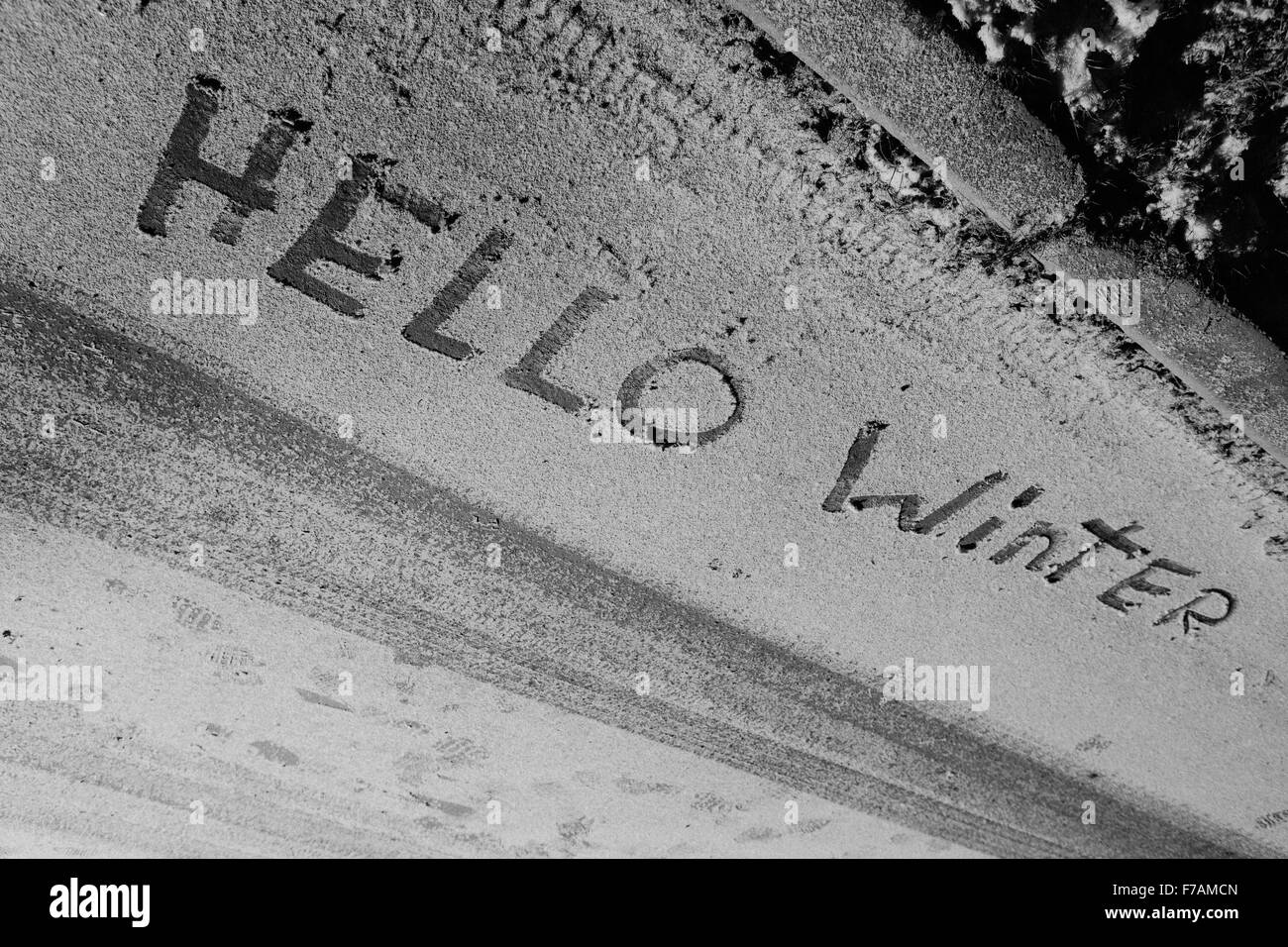 Hello winter hi-res stock photography and images - Alamy