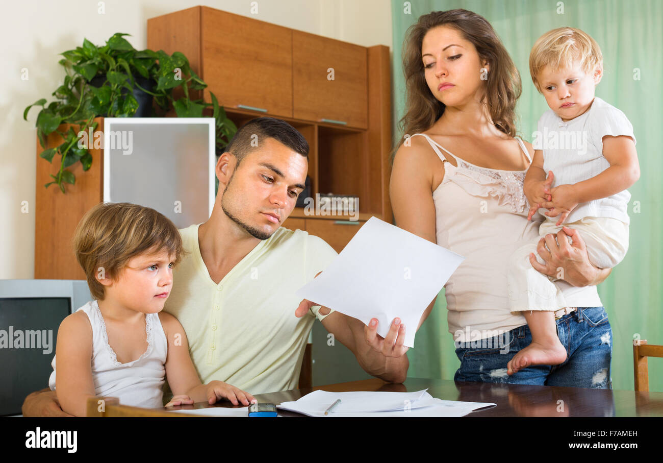 Parents arguing with kids hi-res stock photography and images - Alamy