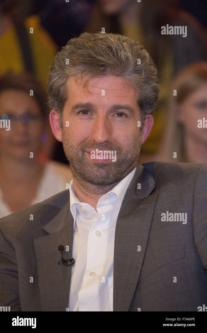 German ZDF TV talkshow Markus Lanz at Fernsehmacher-Studio Featuring ...