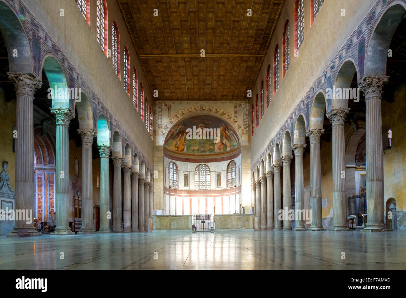 Interior basilica of santa sabina hi-res stock photography and images ...