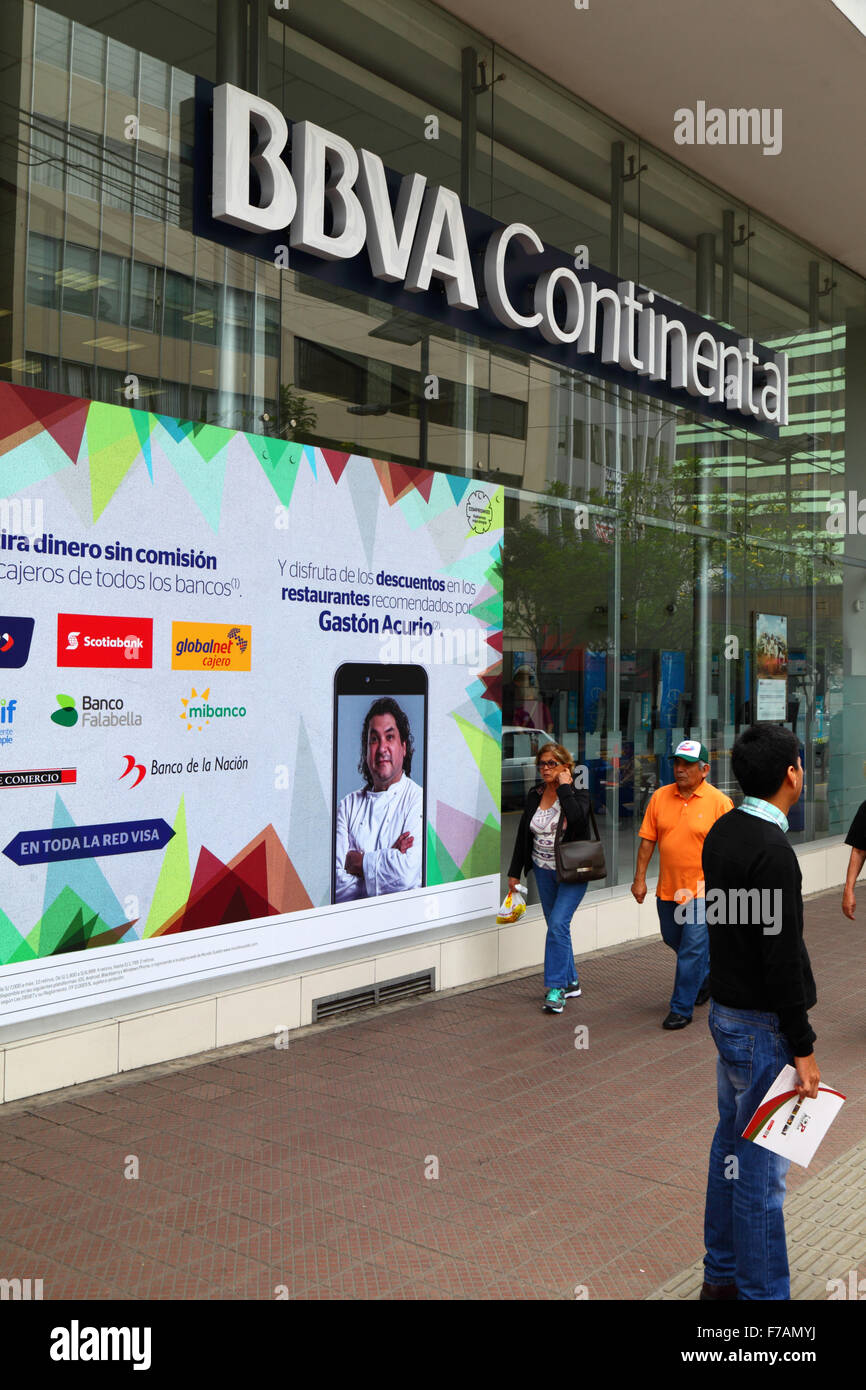 Banco continental bbva hi-res stock photography and images - Alamy