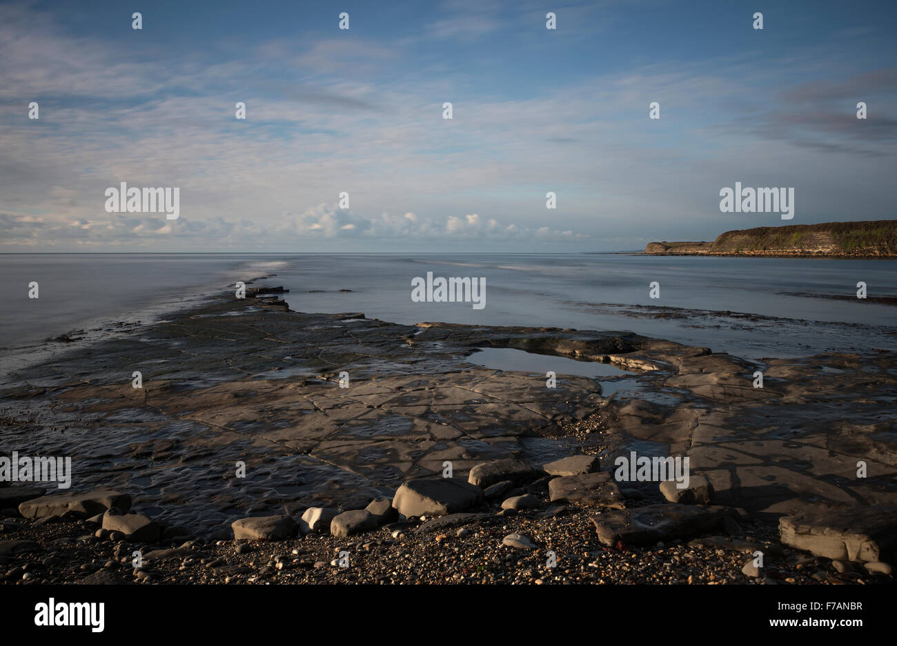 Kimmeridge Bay on the Jurassic coast Kimmeridge Dorset England UK Stock ...