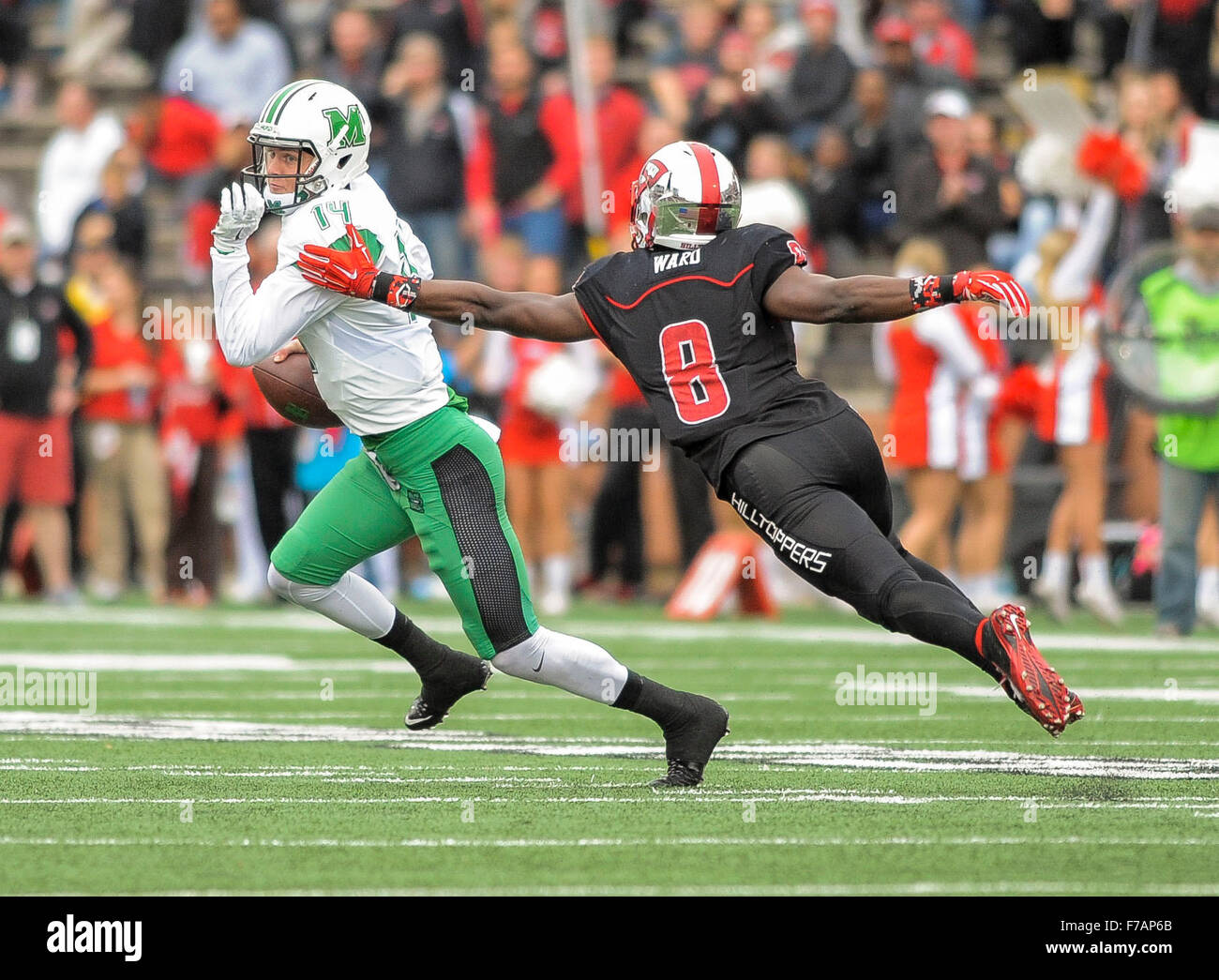November 27 2015 Marshall Thundering Herd quarterback Chase Litton (14 ...