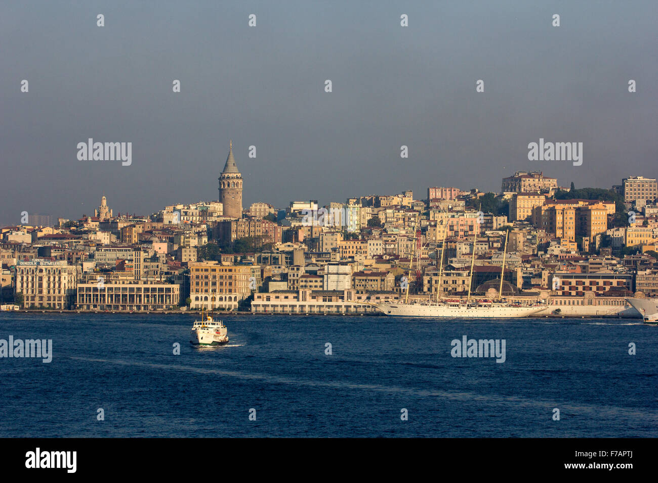 Istanbul skyline from the sea Stock Photo - Alamy