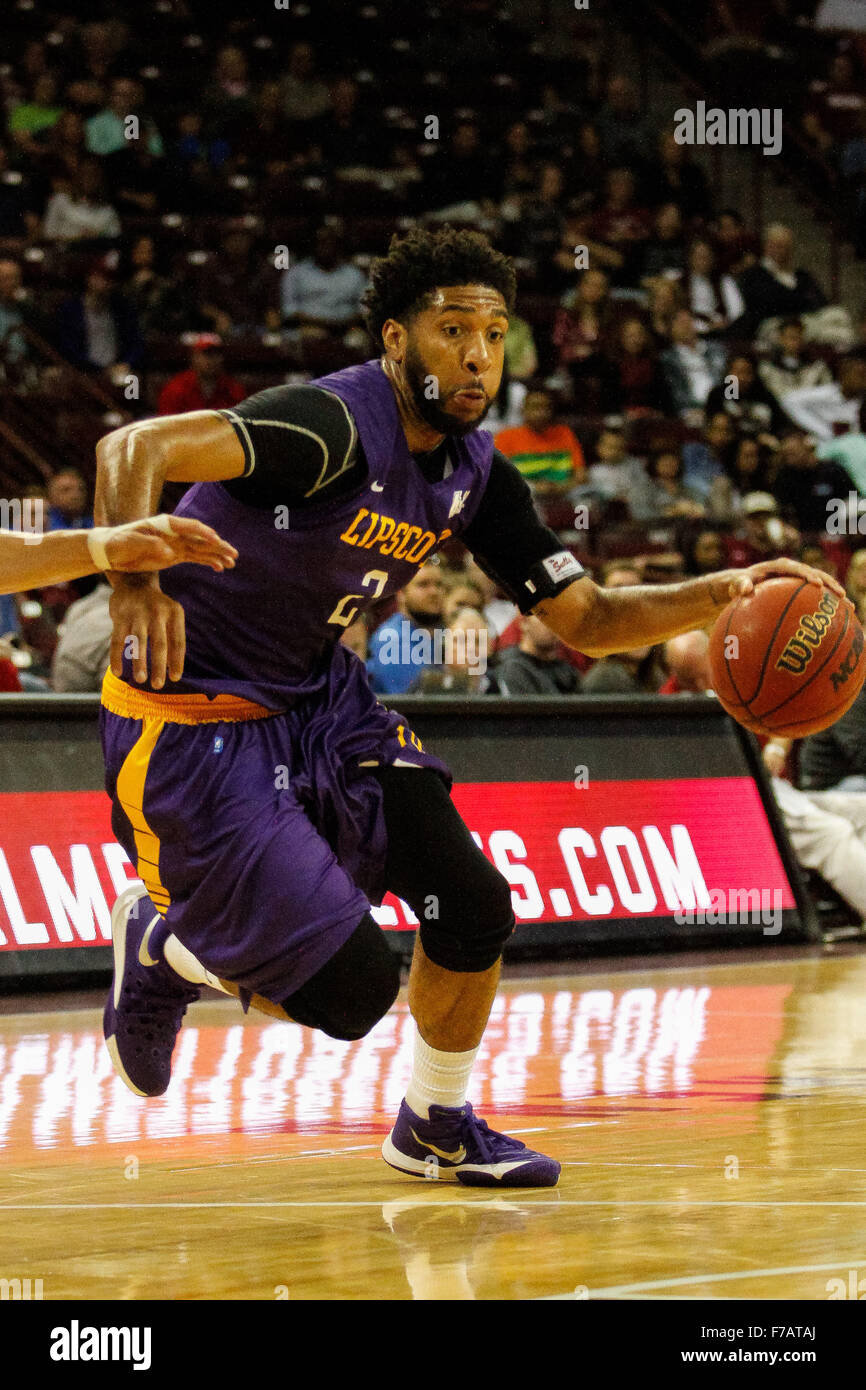 Columbia, SC, USA. 27th Nov, 2015. Josh Williams (2) of the Lipscomb ...