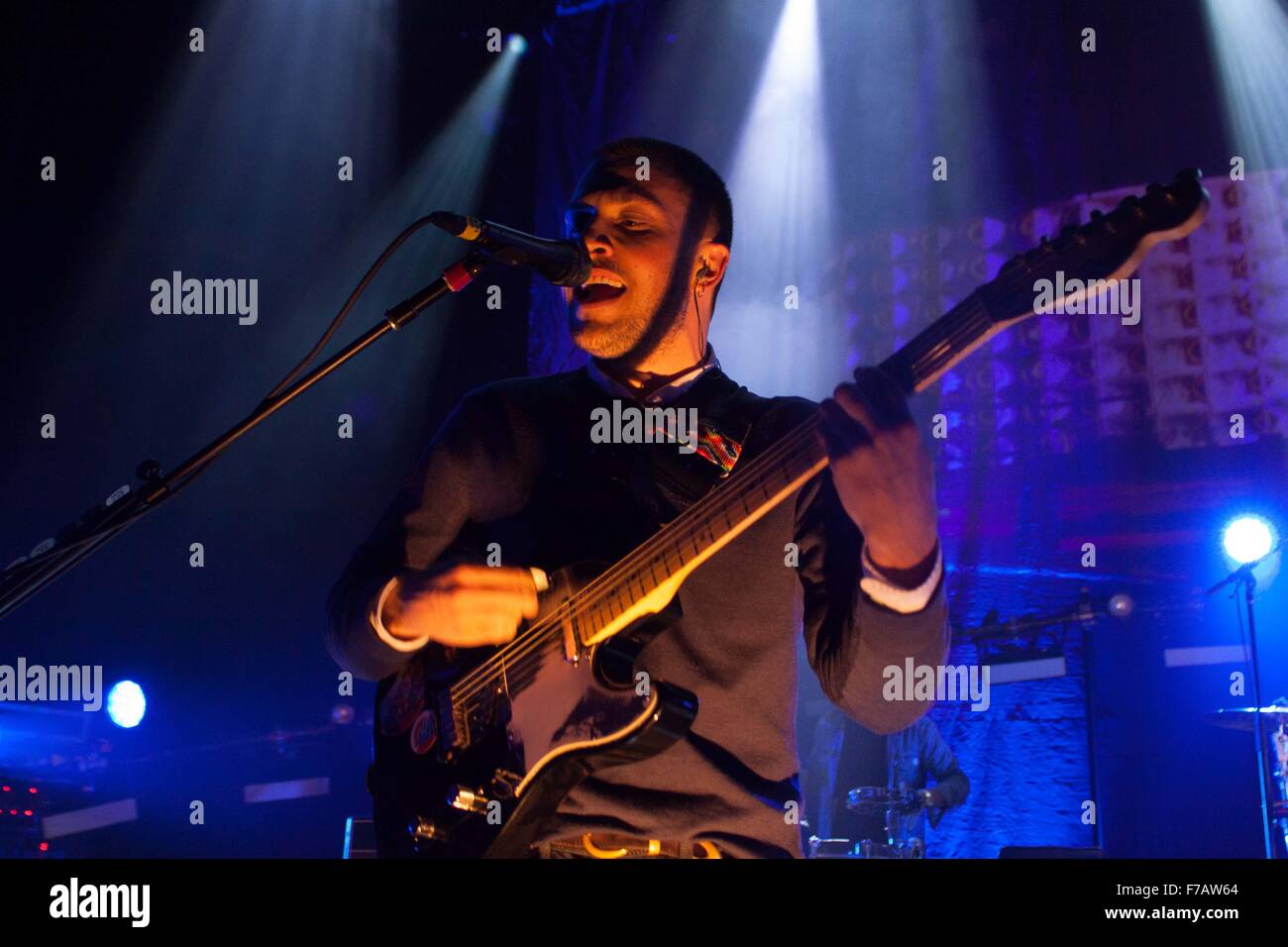 Reading, Berkshire, UK. 27th November, 2015. The Maccabees performing ...