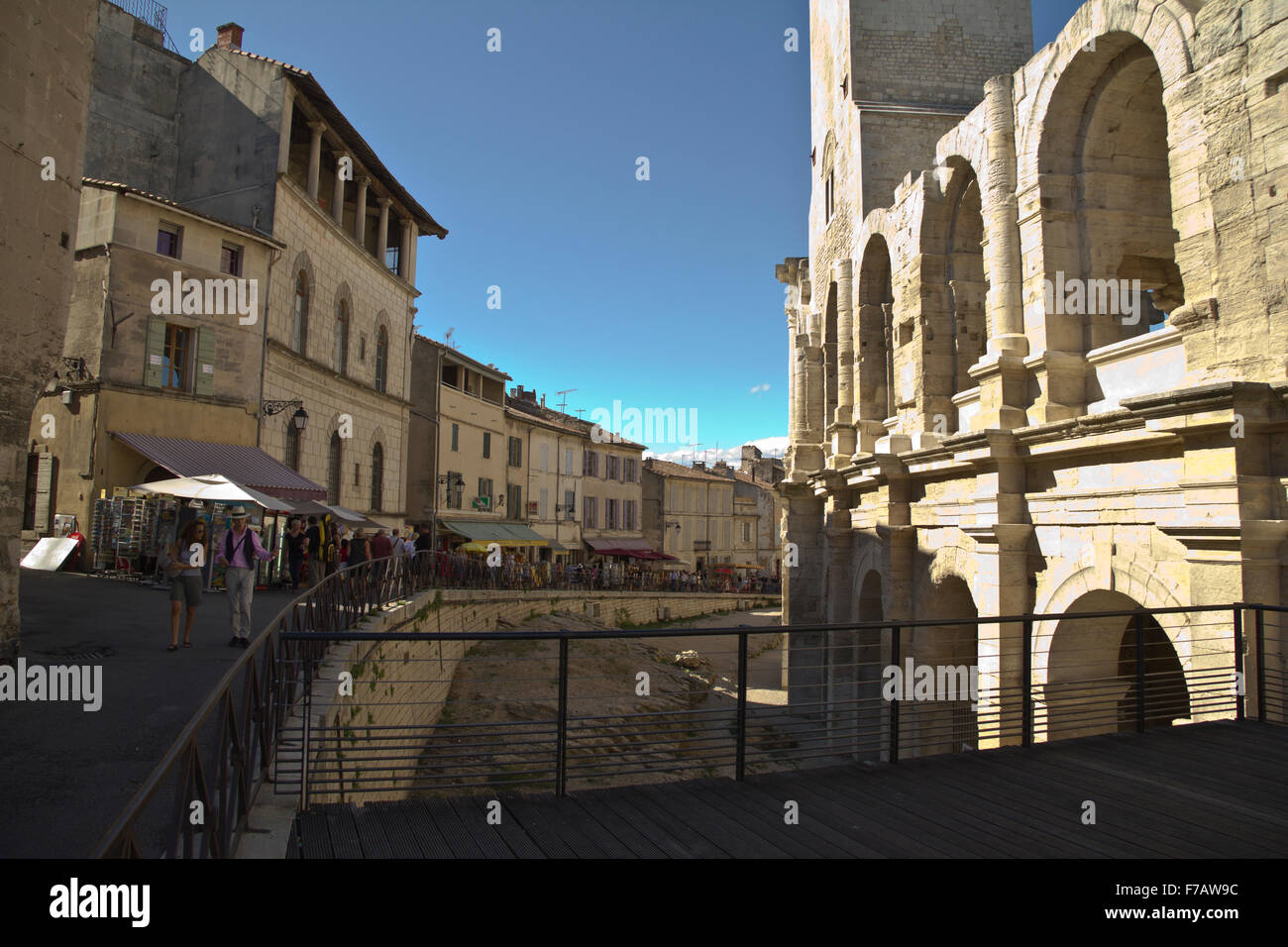 Ancient Bullfight stadium in Arles, France Stock Photo - Alamy