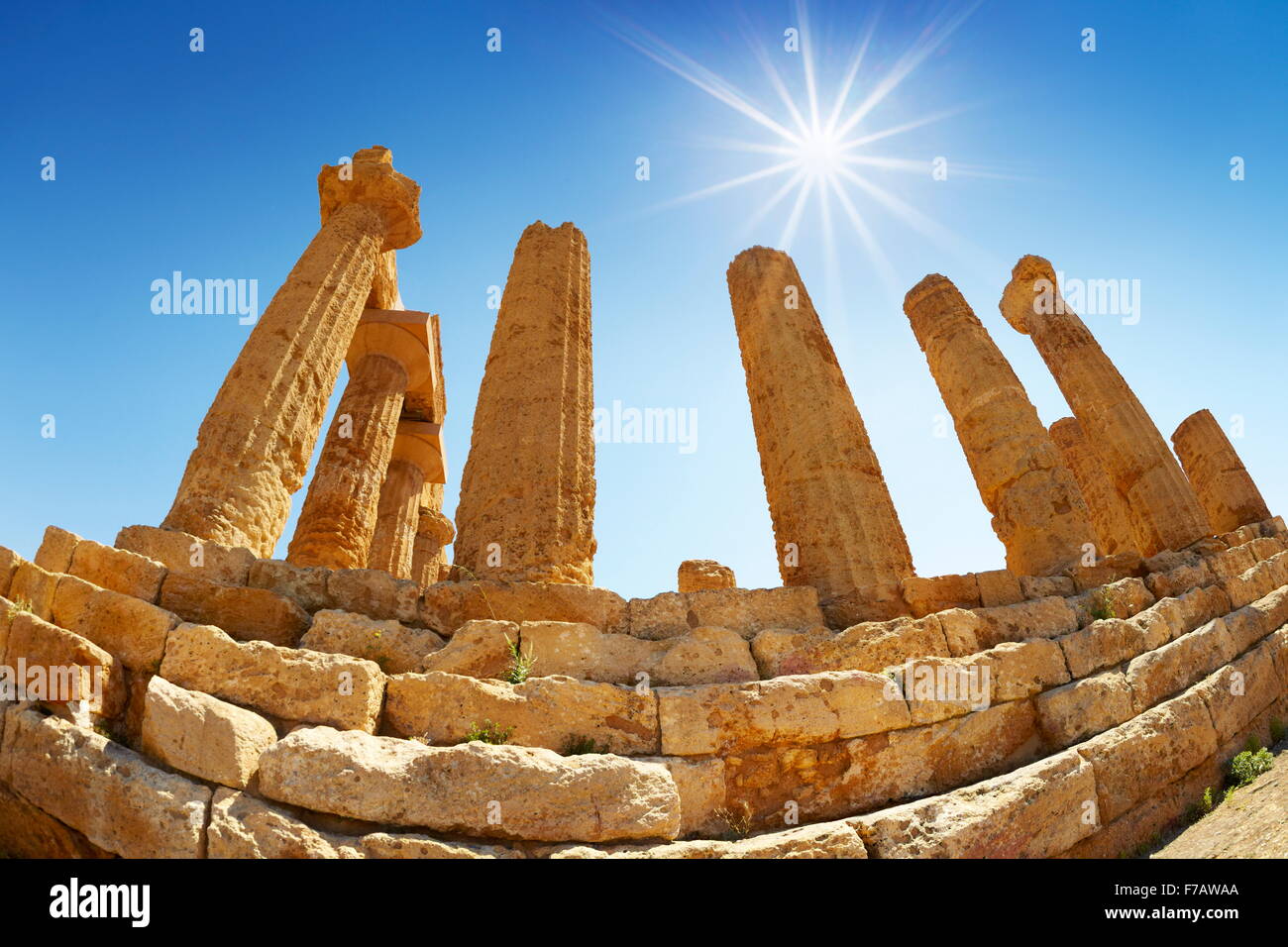 Agrigento - Temple of Hera in Valley of Temples (Valle dei Templi ...