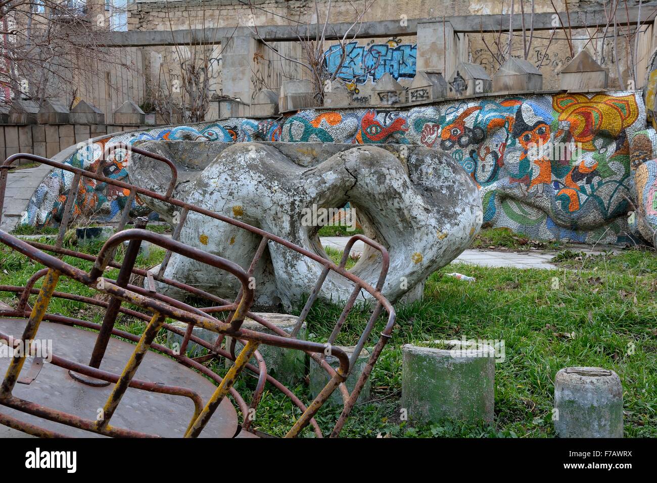 Roundabout playground hi-res stock photography and images - Alamy