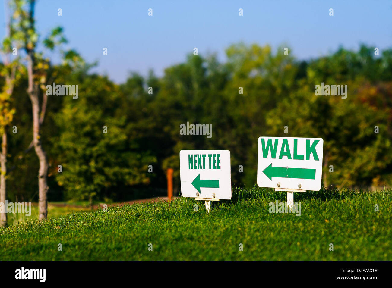 Golf signs hi-res stock photography and images - Alamy