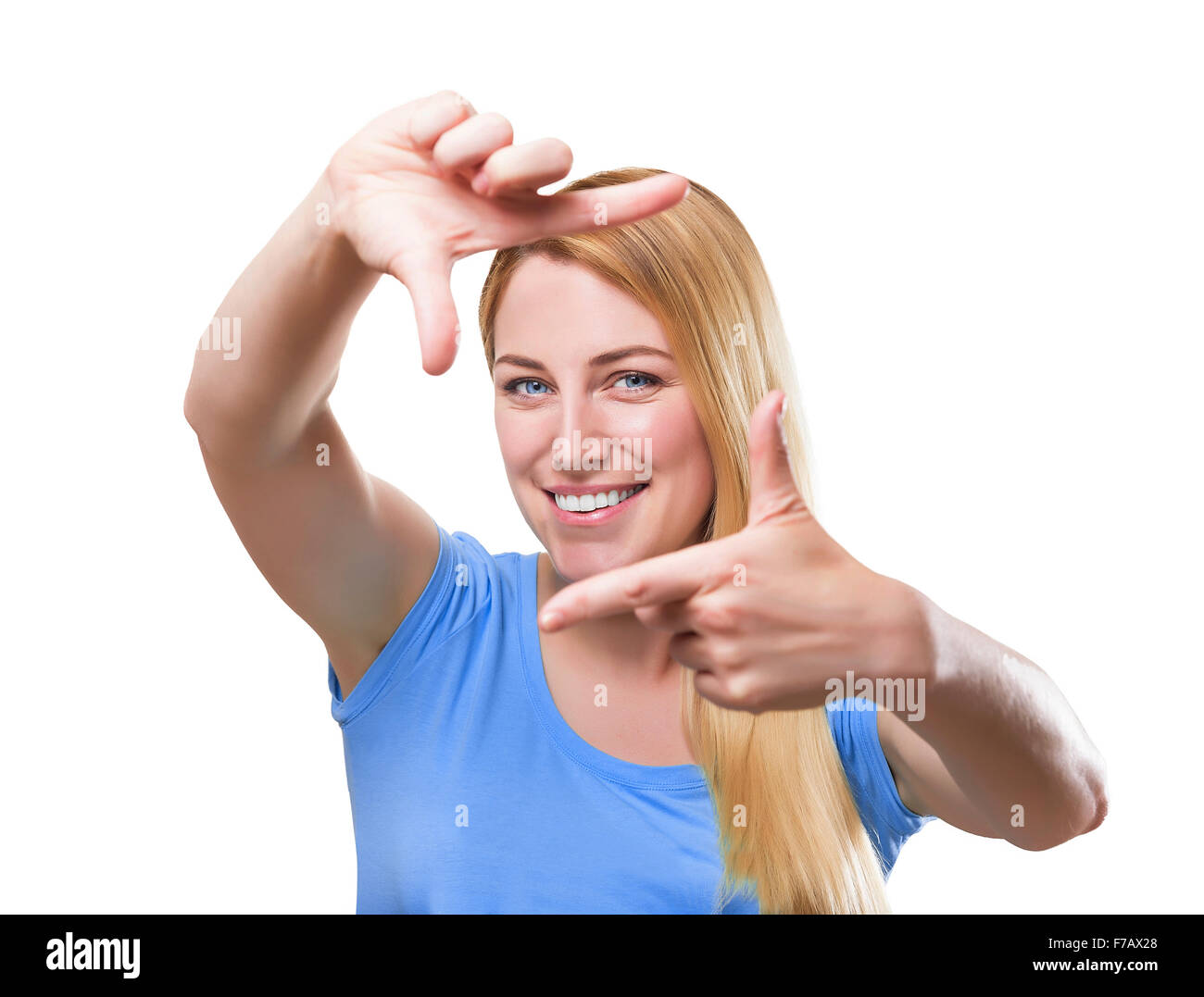 Framing with hands hi-res stock photography and images - Alamy