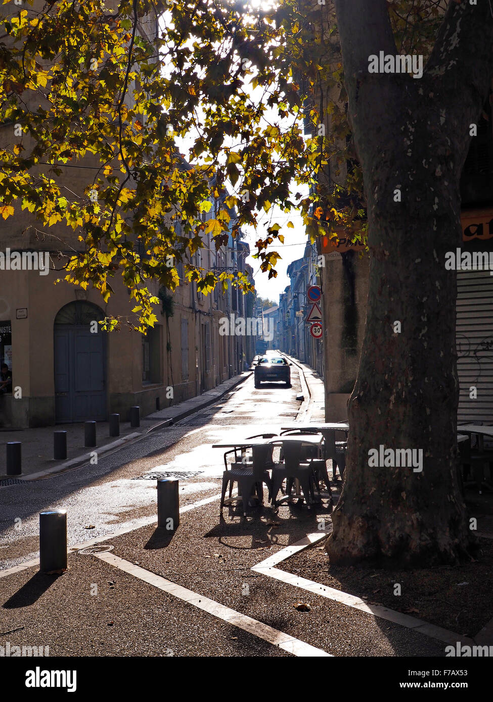 Street views of Rhône River Provence in France Stock Photo - Alamy