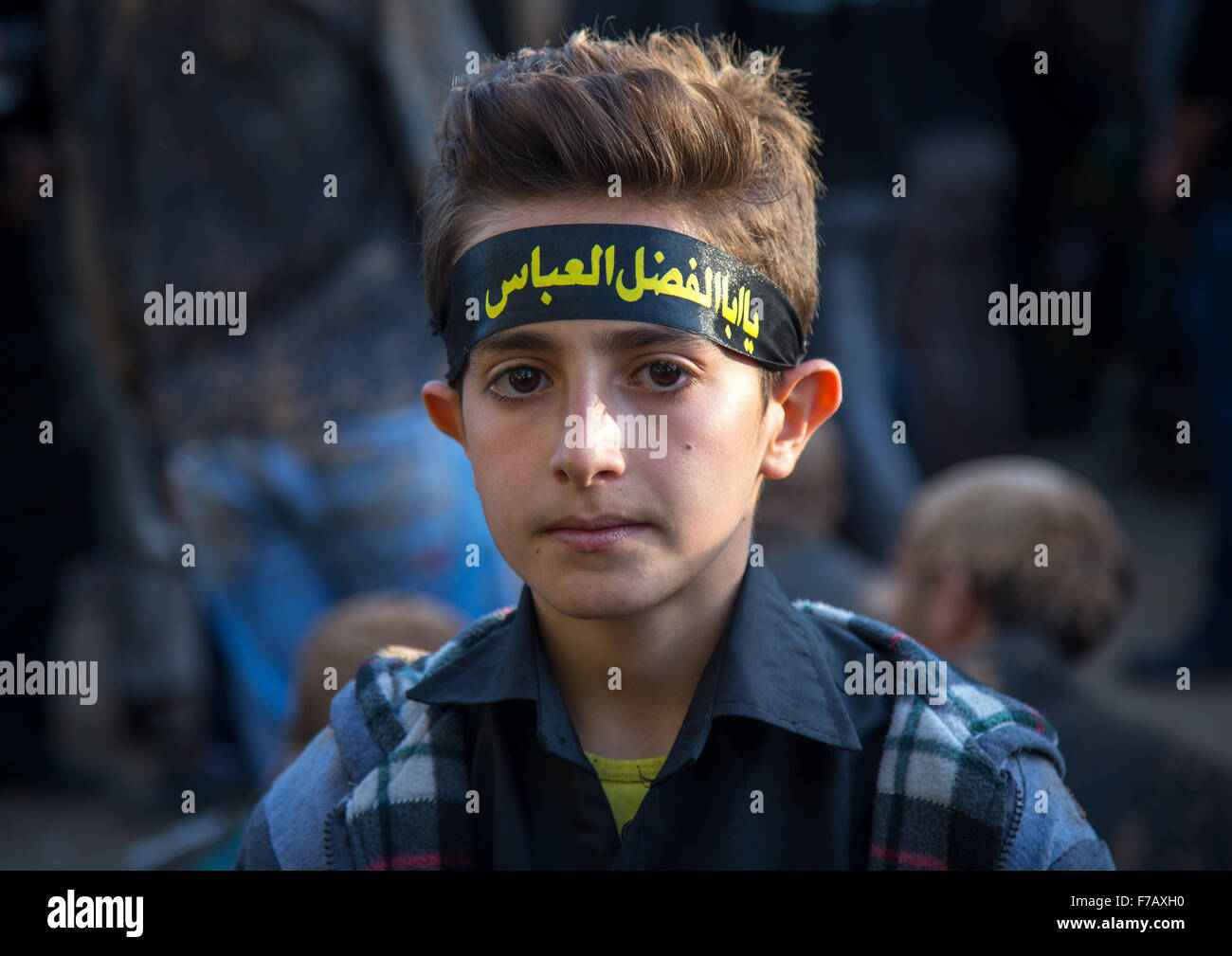 Kurdish Boy During Ashura Celebration, The Day Of The Death Of Imam ...