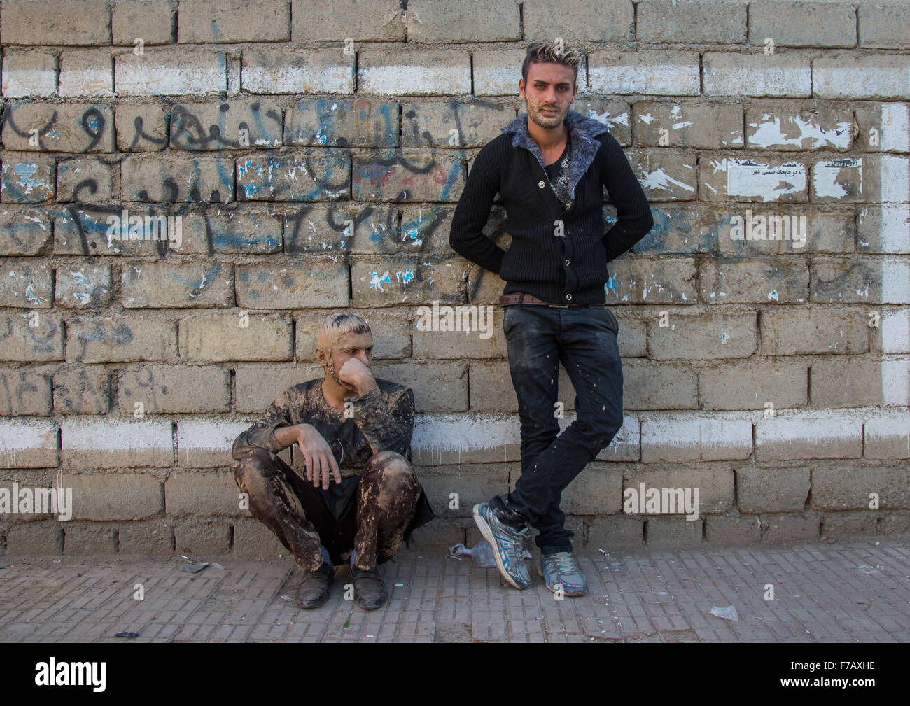 Young man covered in mud hi-res stock photography and images - Alamy