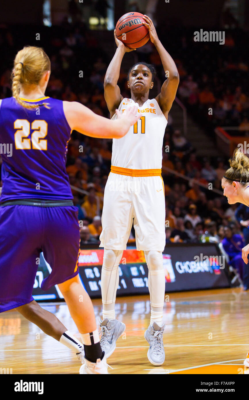 November 27, 2015: Diamond DeShields #11 of the Tennessee Lady ...