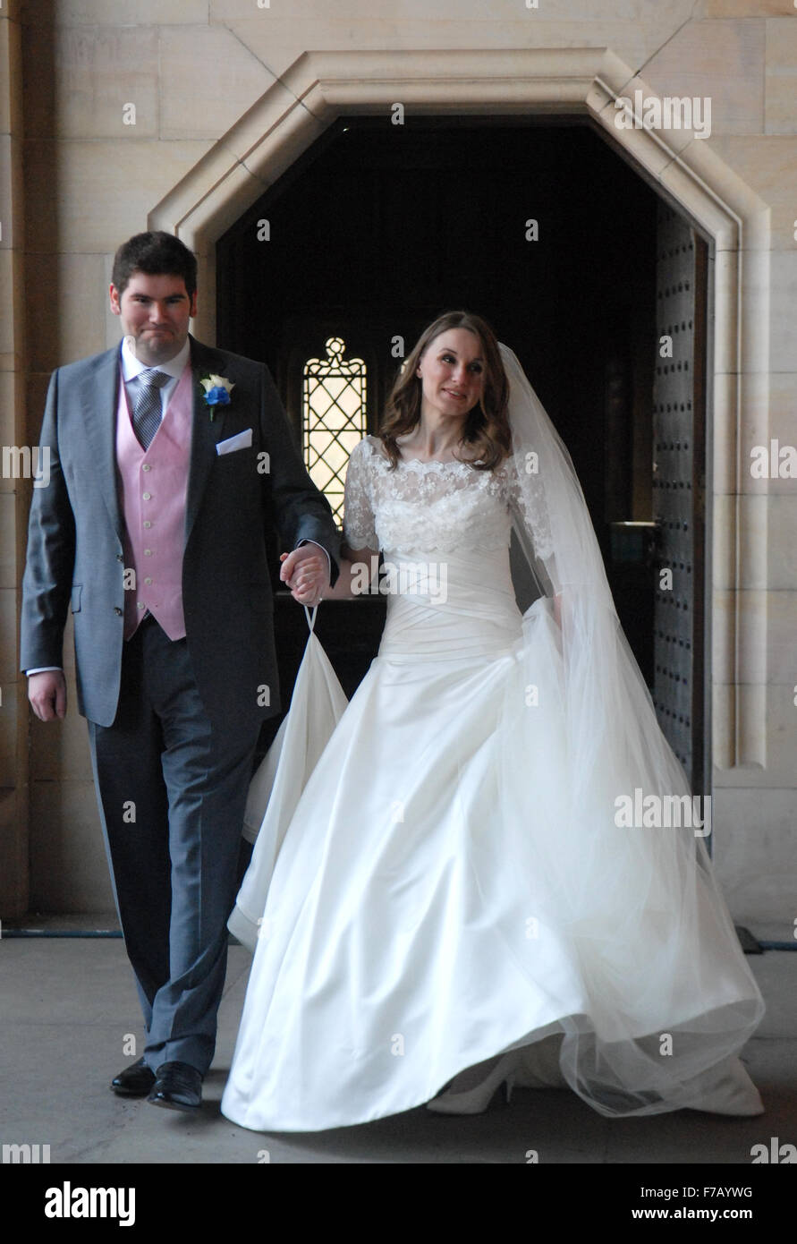 Alex Staines and Cassie Hall, who married on the same day as Kate ...