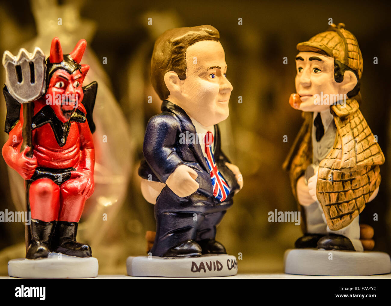 Barcelona, Spain. 27th November, 2015. 'Caganers', typical Catalan ...