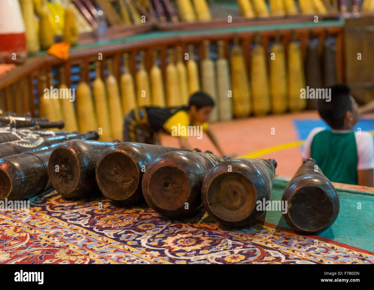 Men Training At Saheb A Zaman Club Zurkhaneh In A Former Water ...
