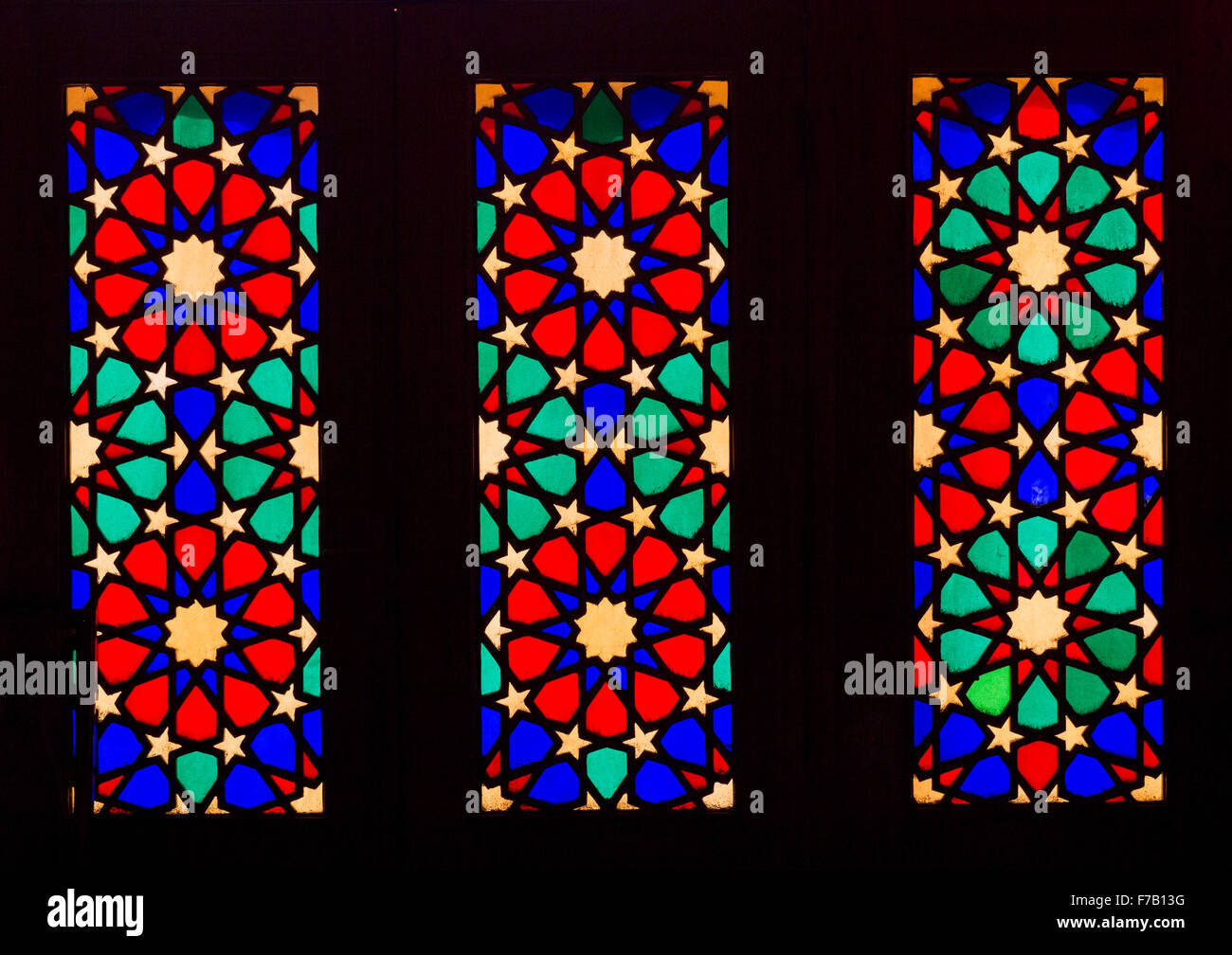 Stained Glass Windows In The Shah-e-cheragh Mausoleum, Fars Province ...