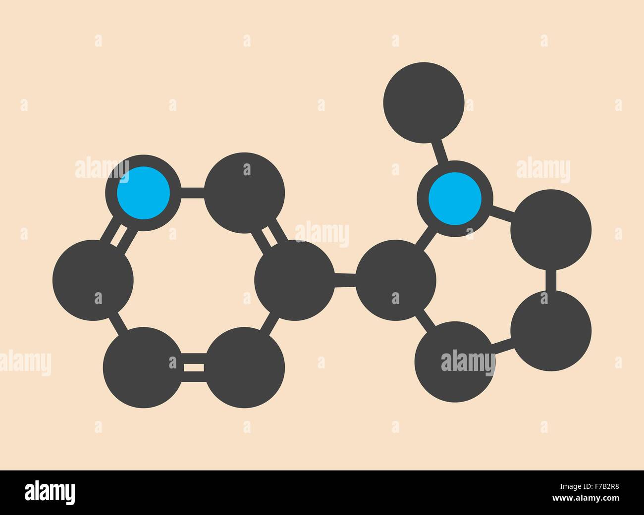 Nicotine molecule hi-res stock photography and images - Alamy