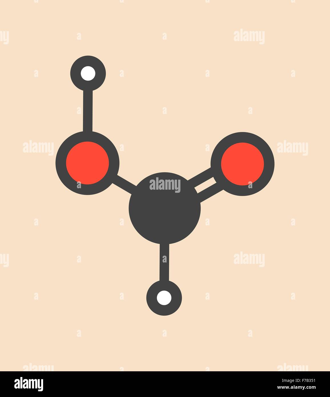 Formic acid molecule. Present in ant venom and in stinging nettle ...