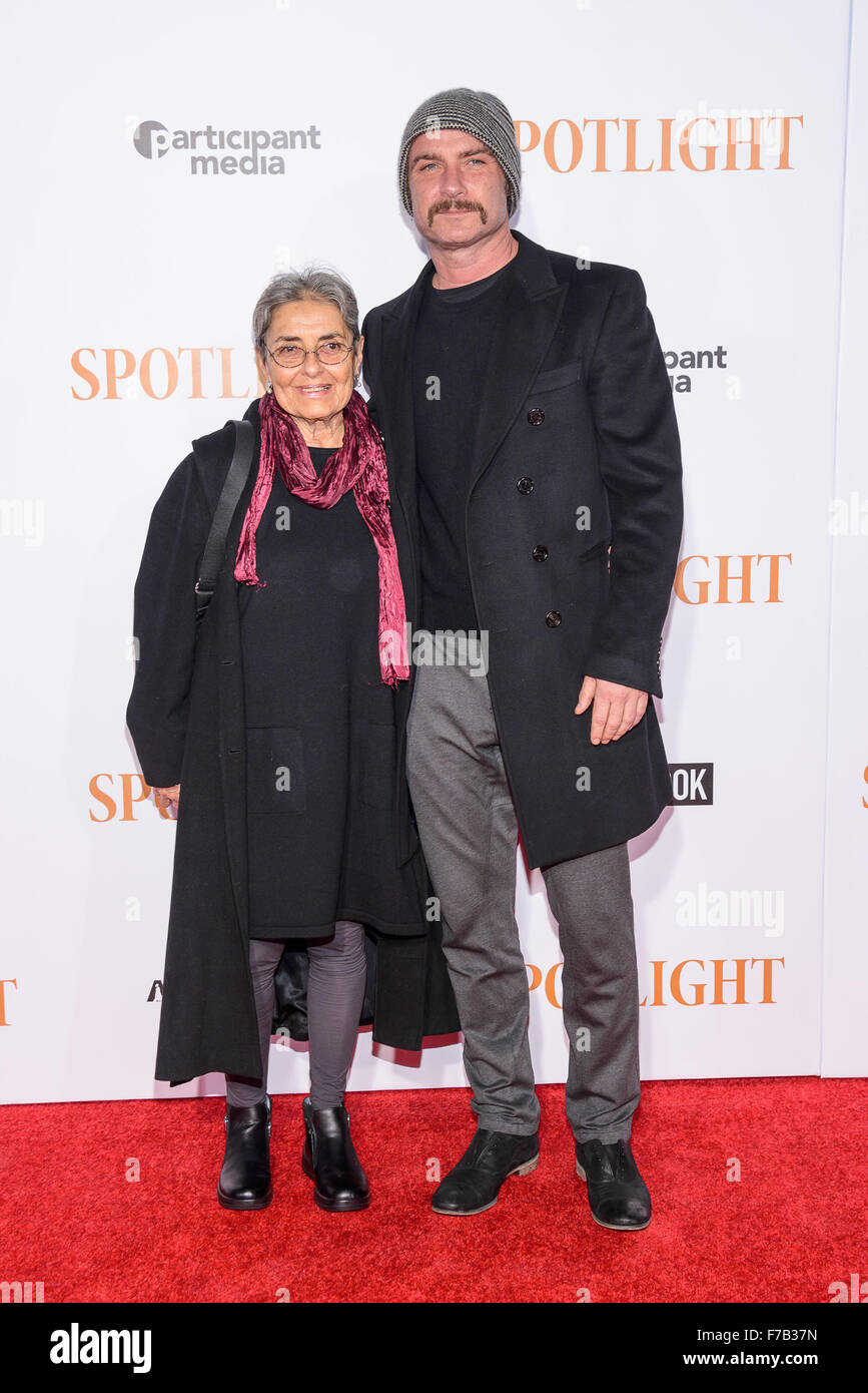 New York City premiere of "Spotlight" at The Ziegfeld Theater Featuring ...