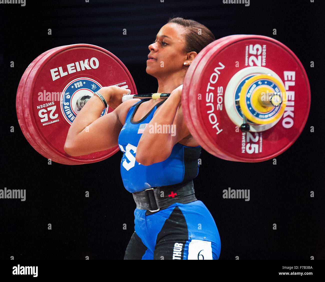 Houston, Texas, USA. November 26, 2015: Jenny Lyvette Arthur of the ...