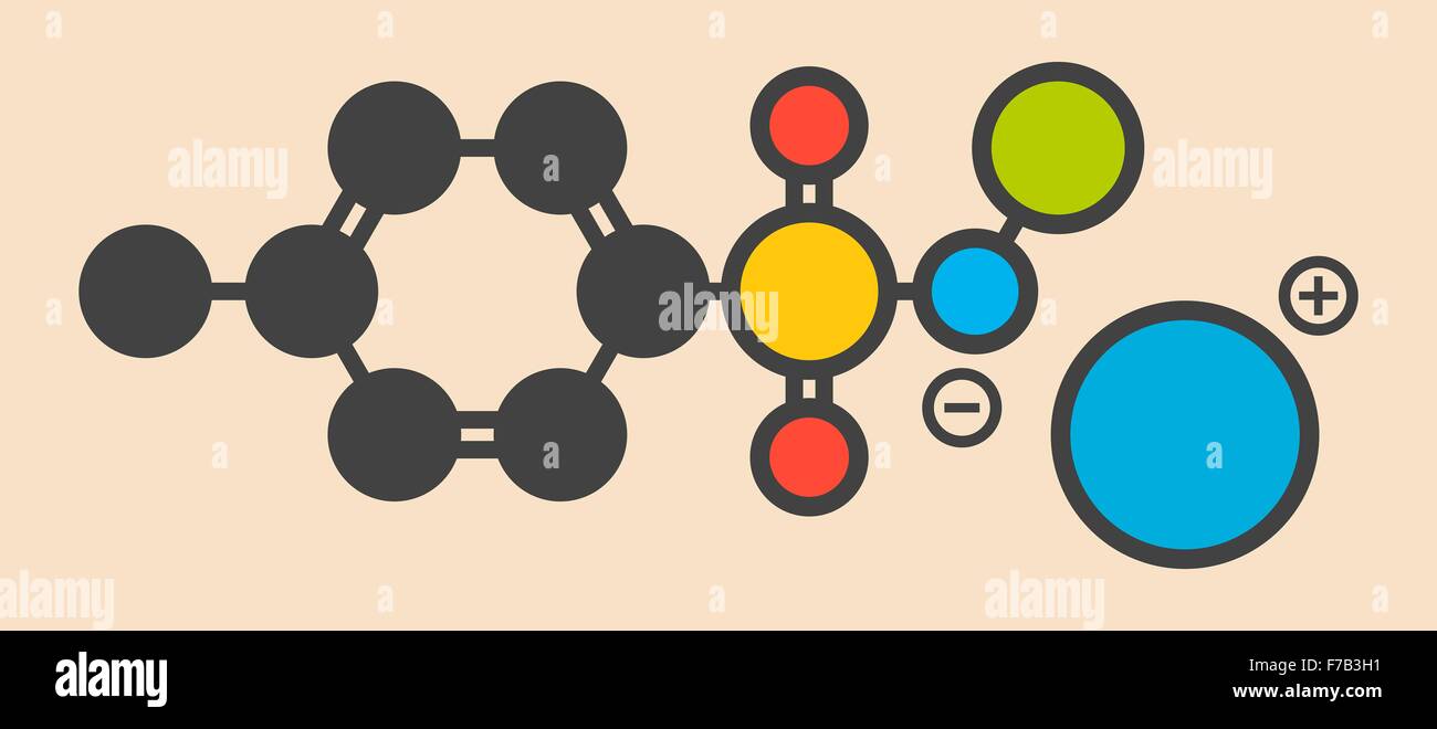 Chloramine t disinfectant molecule hi-res stock photography and images ...