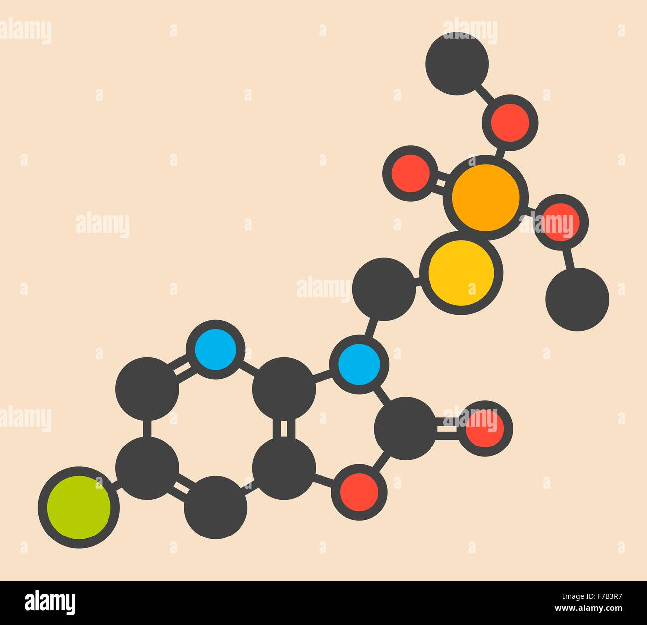 Azamethiphos pesticide molecule hi-res stock photography and images - Alamy