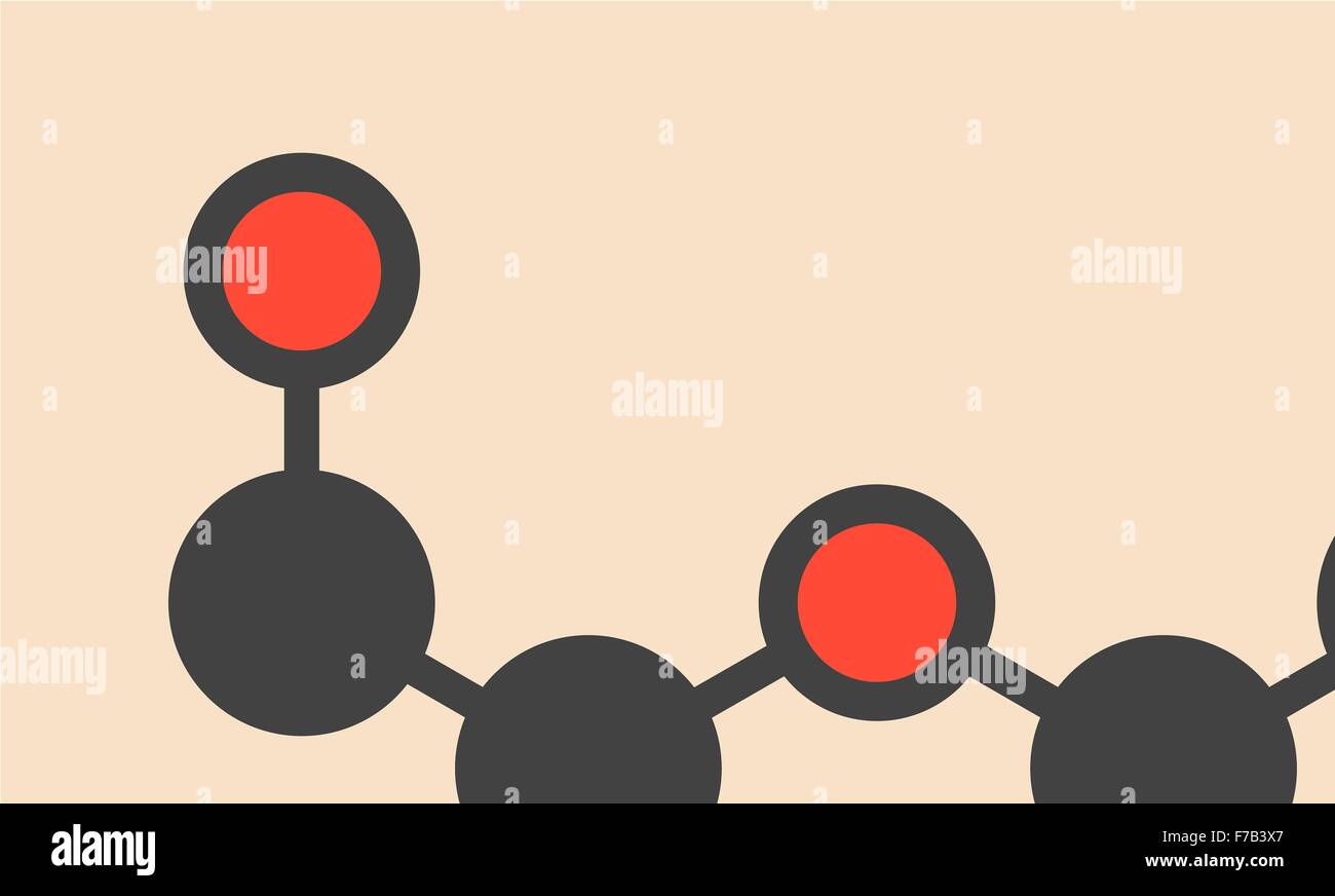 2-ethoxyethanol solvent molecule. Can dissolve many types of molecules ...