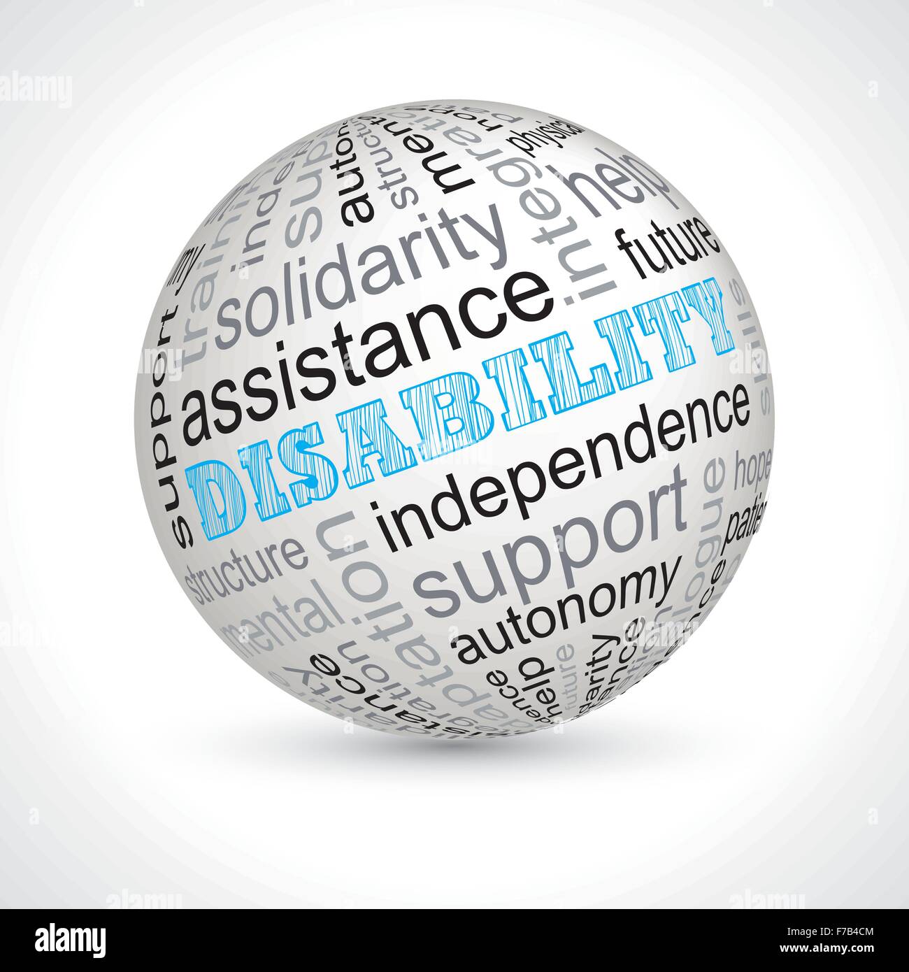 Disability vector vectors hi-res stock photography and images - Alamy