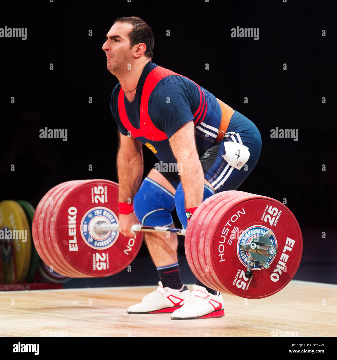 Houston, Texas, USA. November 26, 2015: David Bedzhanian of Russia ...