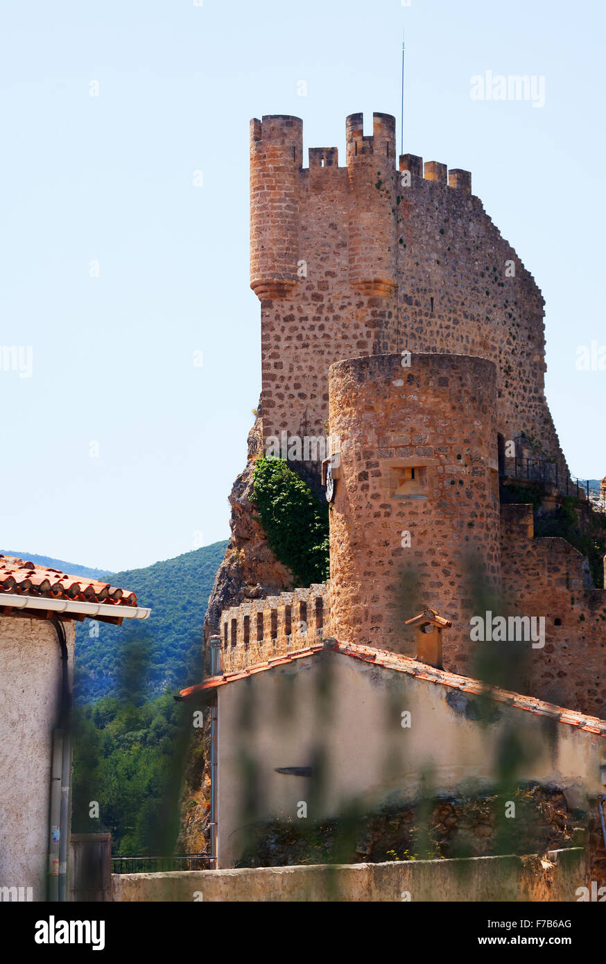Frias castle (12th-15th century). Province of Burgos, Castile and Leon ...