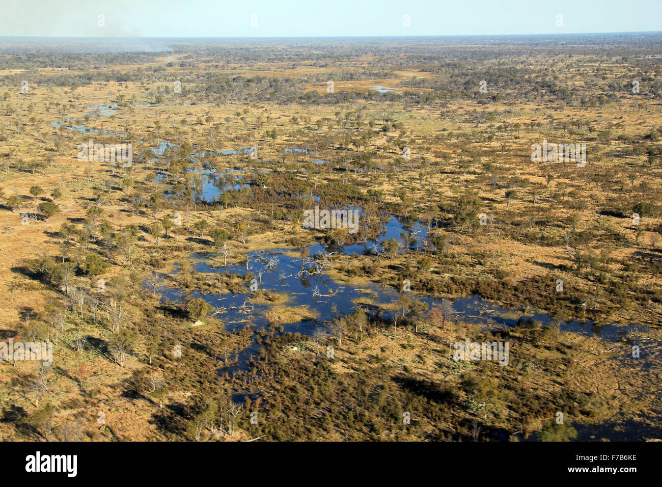 Aerial Photo of the Okavango Delta, Botswana Stock Photo - Alamy