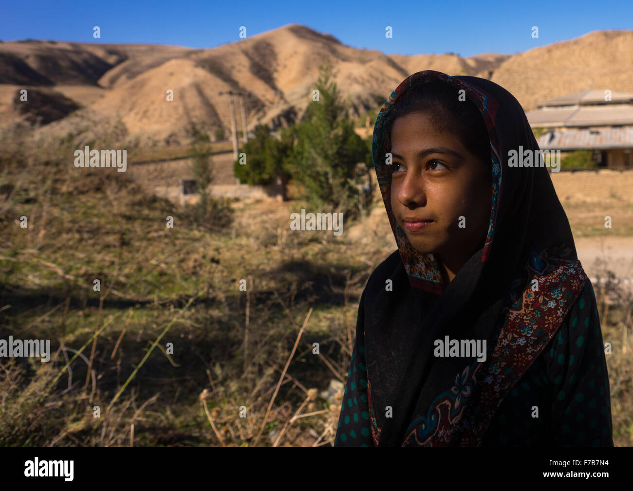 Turkmen Girl With Traditional Clothing, Golestan Province, Karim Ishan ...