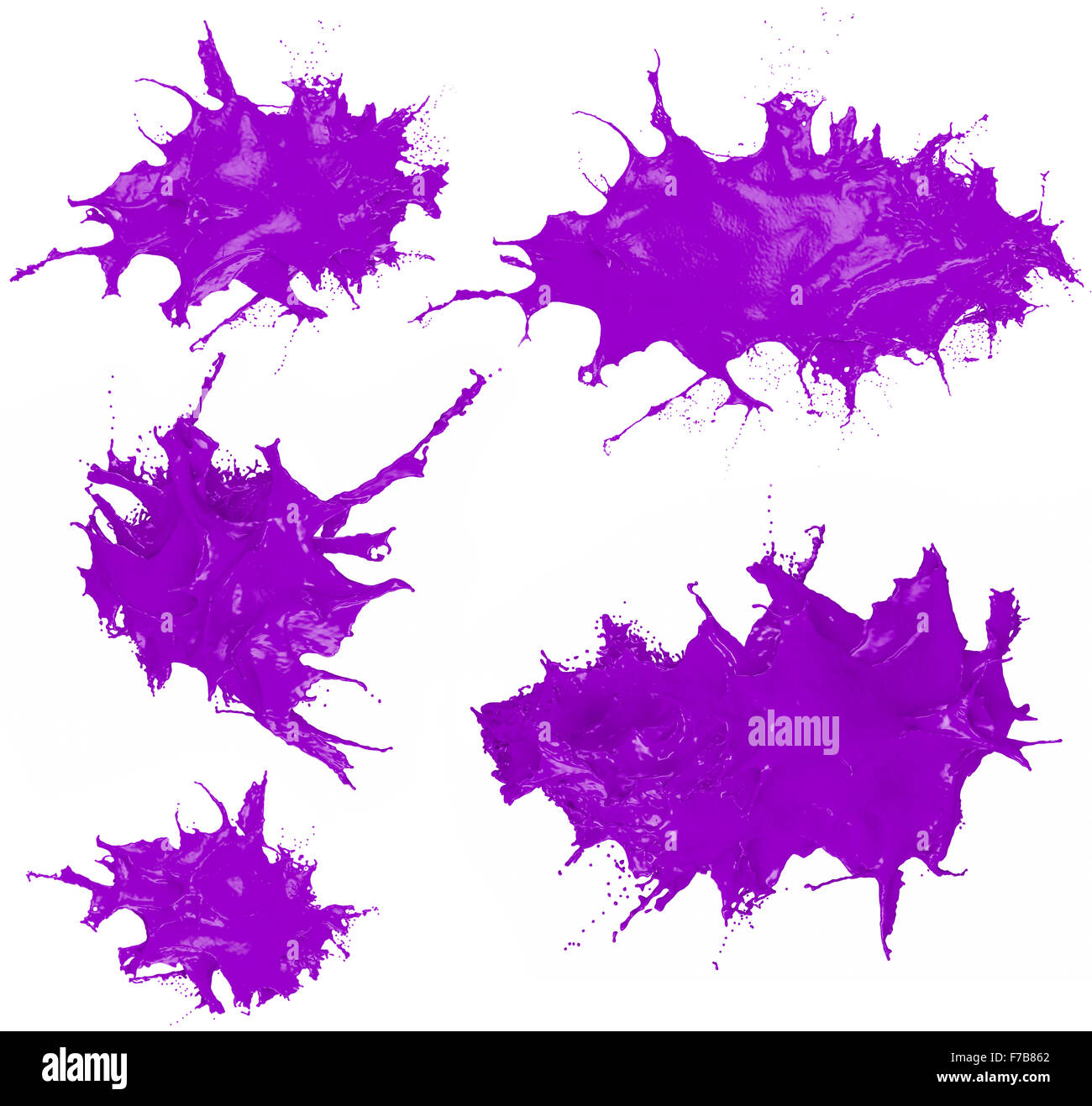 Glossy Paint Splash Stock Photo - Alamy