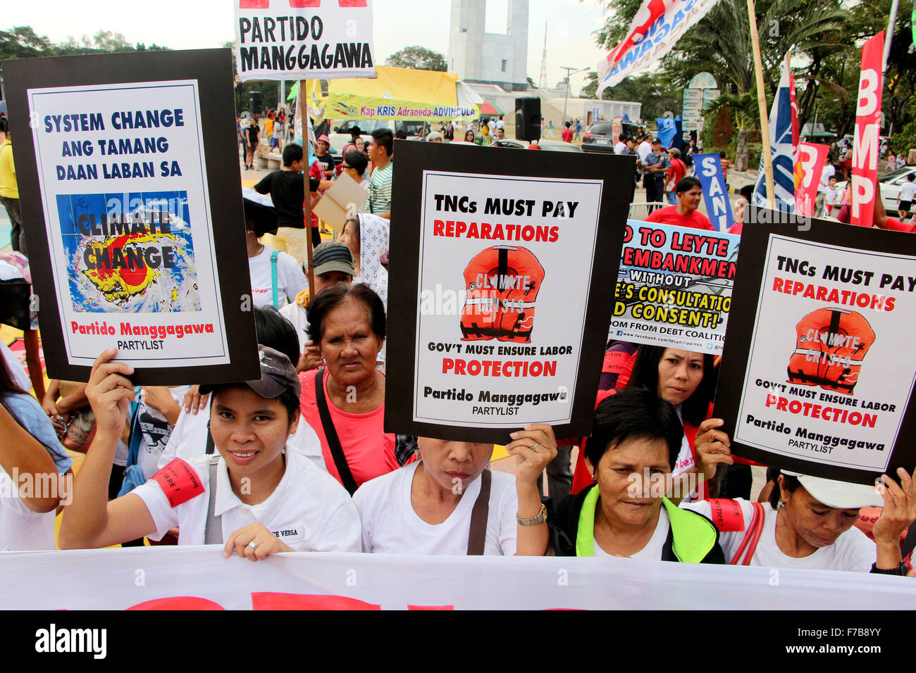 Philippines. 28th Nov, 2015. Labor group Partido ng Mangagawa joined ...