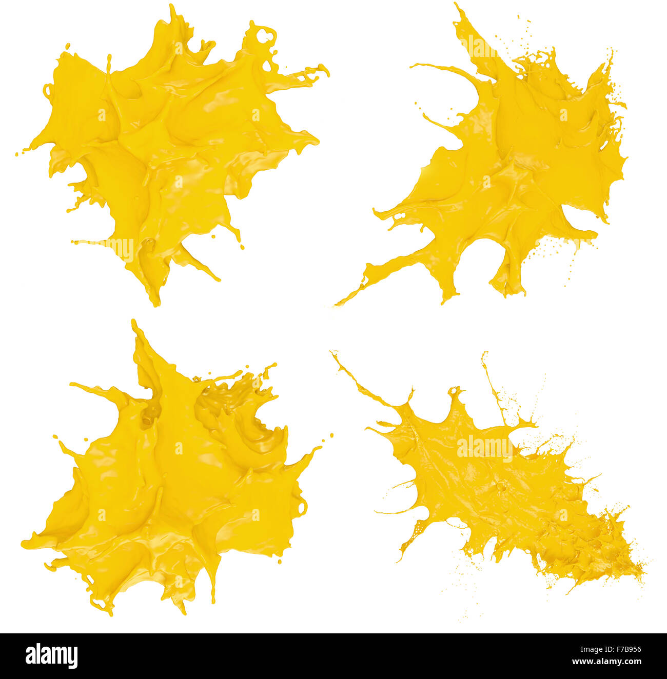 Glossy Paint Splash Stock Photo - Alamy