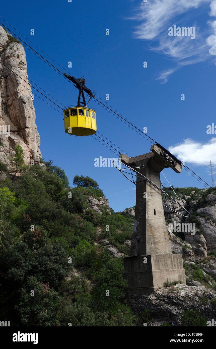 Montserrat aeri cable car hi-res stock photography and images - Alamy