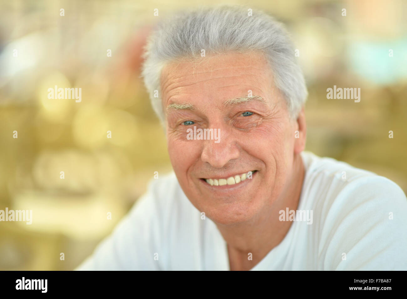 happy senior man Stock Photo - Alamy