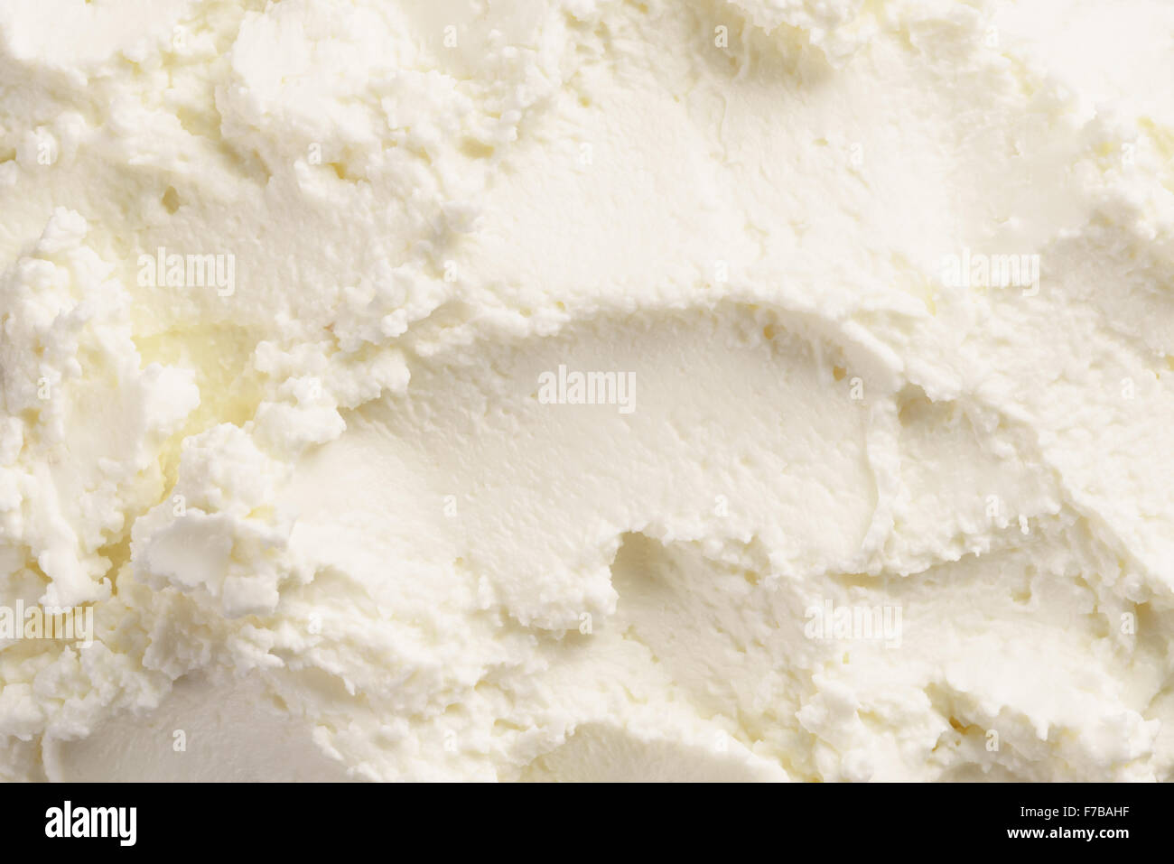 close up texture of cream cheese like ricotta Stock Photo - Alamy
