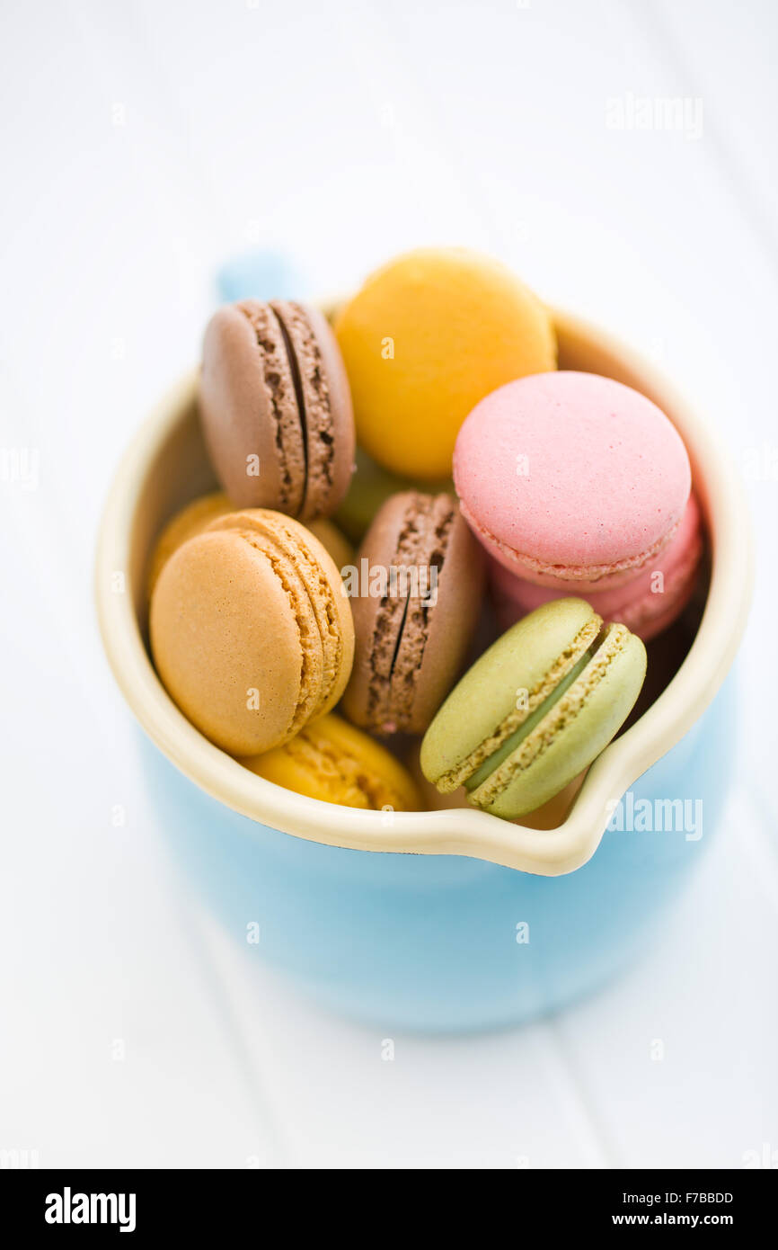 Macarons in the cup hi-res stock photography and images - Alamy