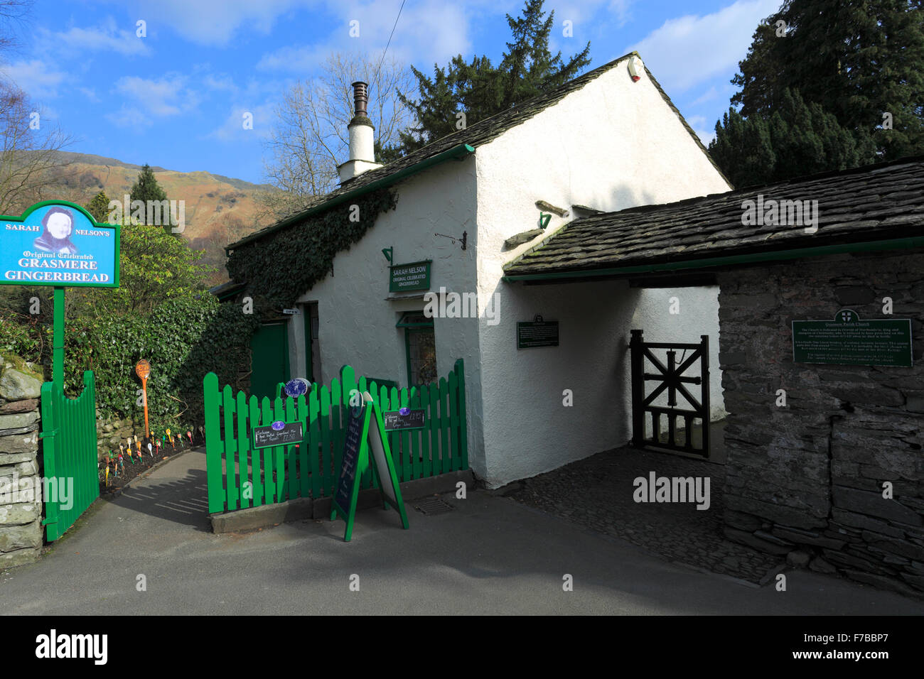 Grasmere village hi-res stock photography and images - Alamy