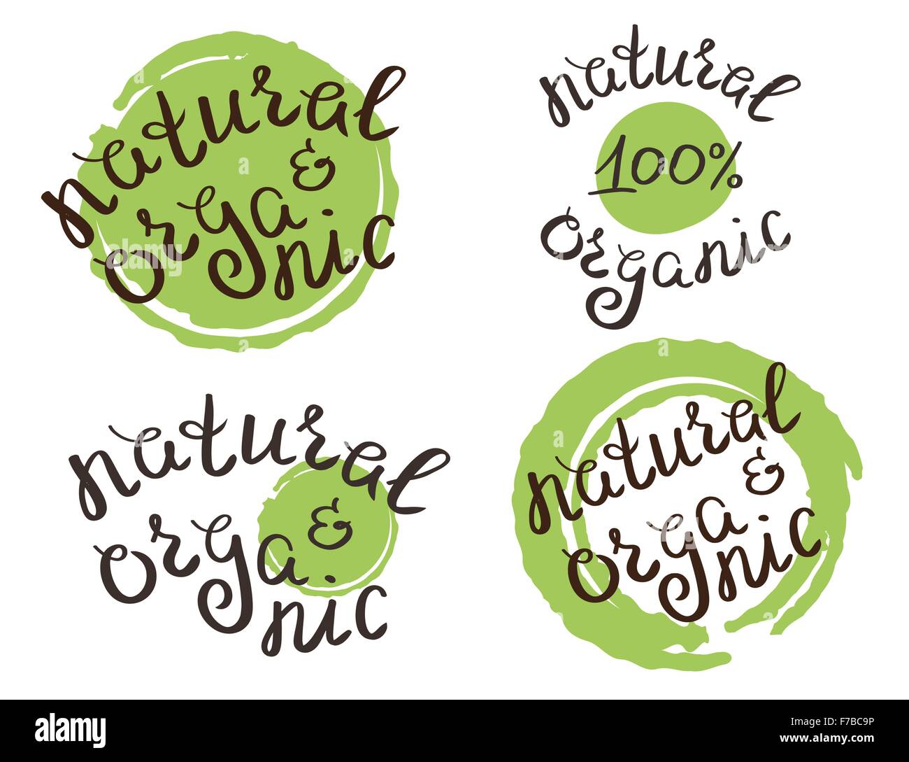 Natural and organic Stock Vector Image & Art - Alamy
