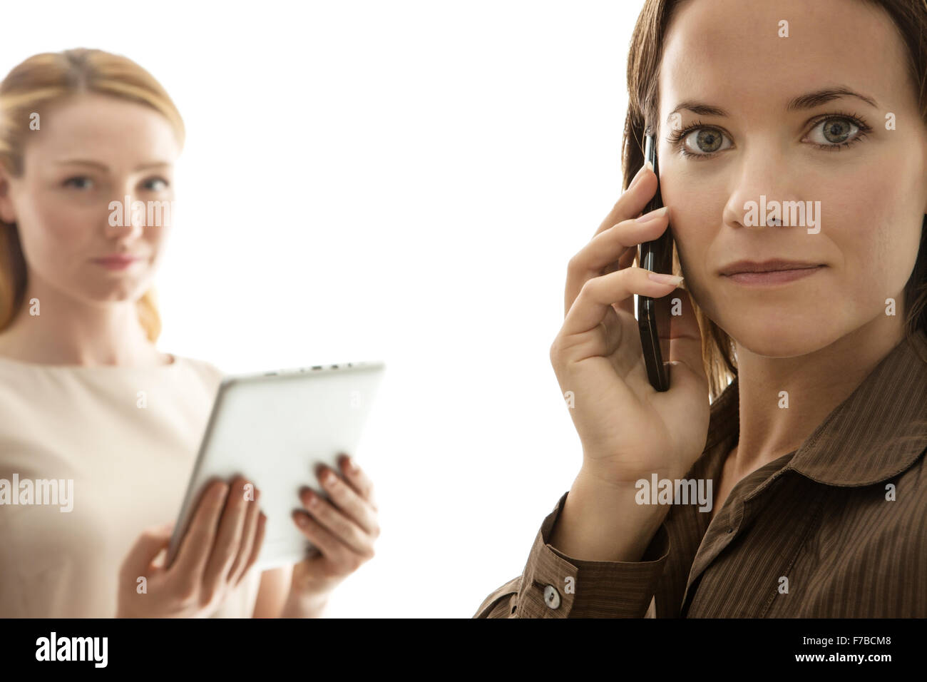 Two poeple talking hi-res stock photography and images - Alamy