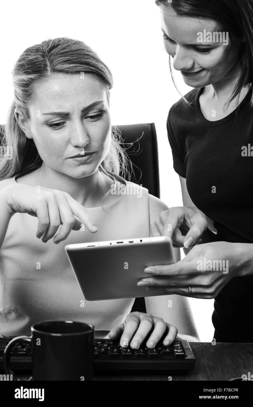 two business woman working together Stock Photo - Alamy