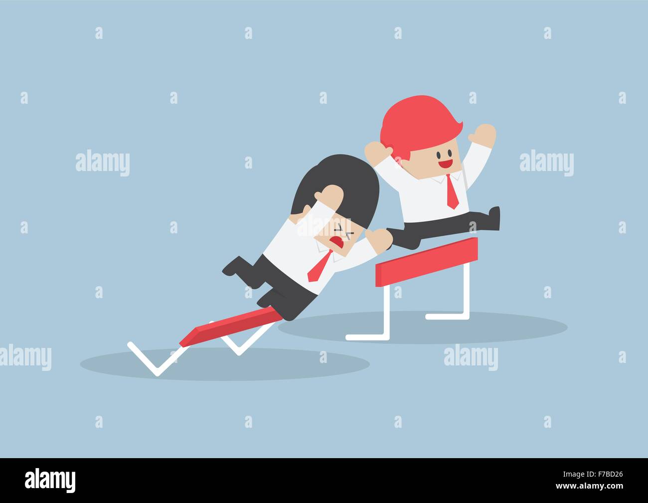 Hurdle race Stock Vector Images - Alamy